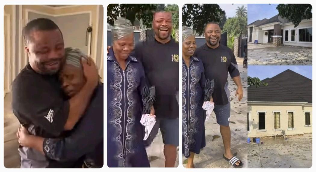 Actor Apama Gifts His Mother A New House For Christmas - TV360 Nigeria