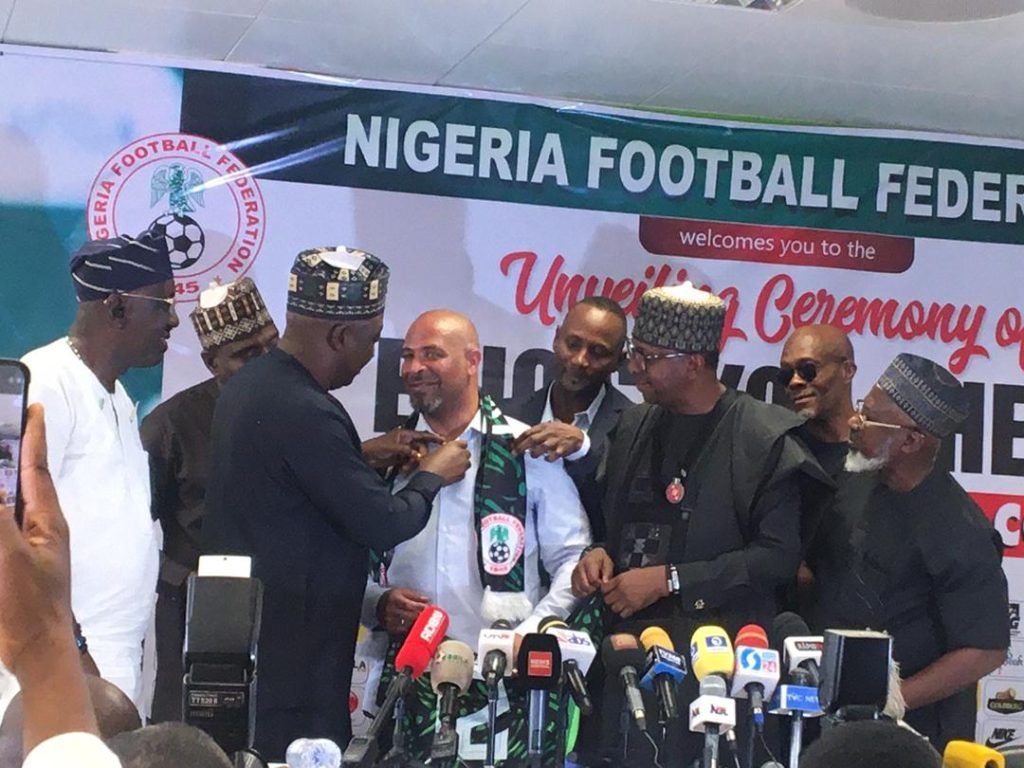 NFF unveils Eric Chelle as Super Eagles coach - TV360 Nigeria